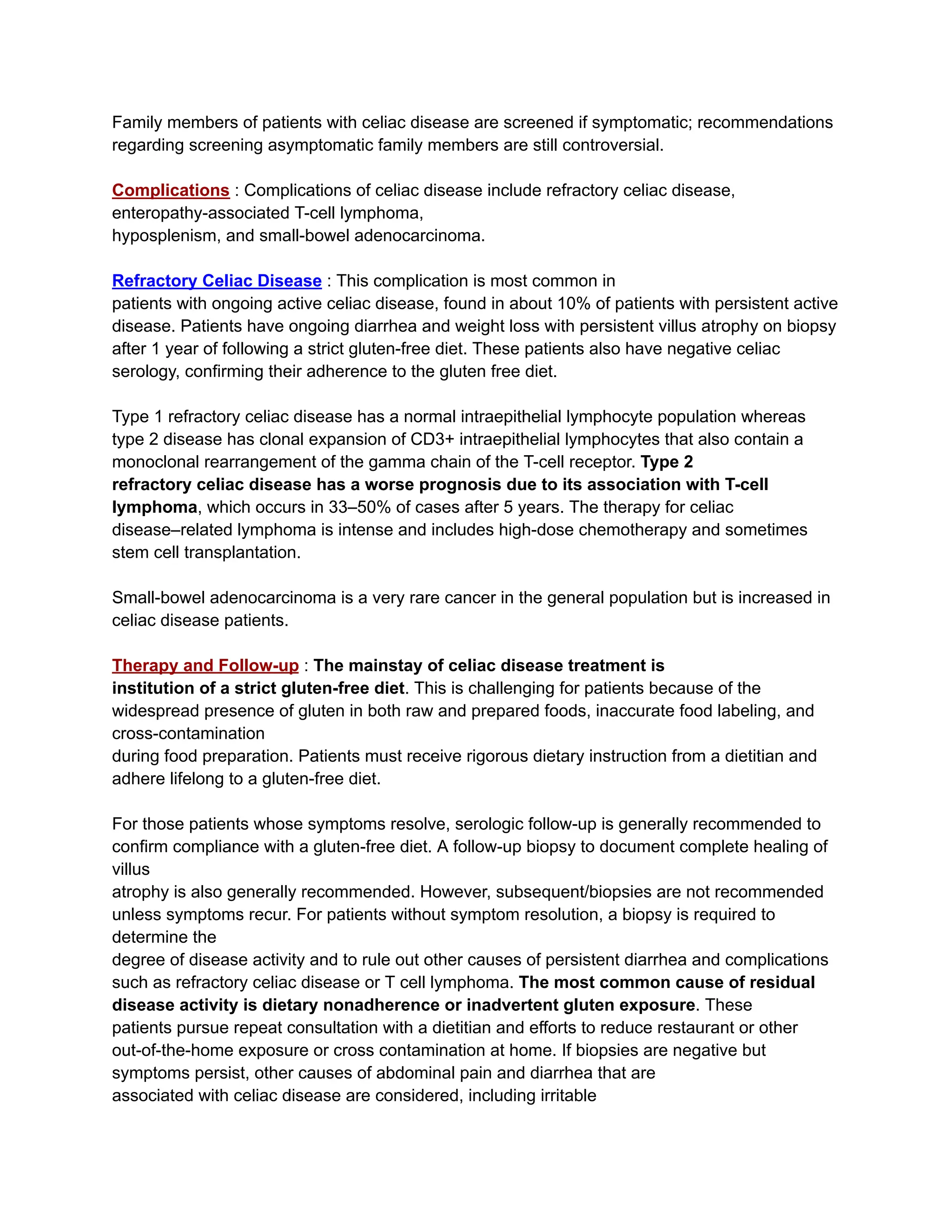 Celiac disease - Pathogenesis , Clinical Features and Management.pdf
