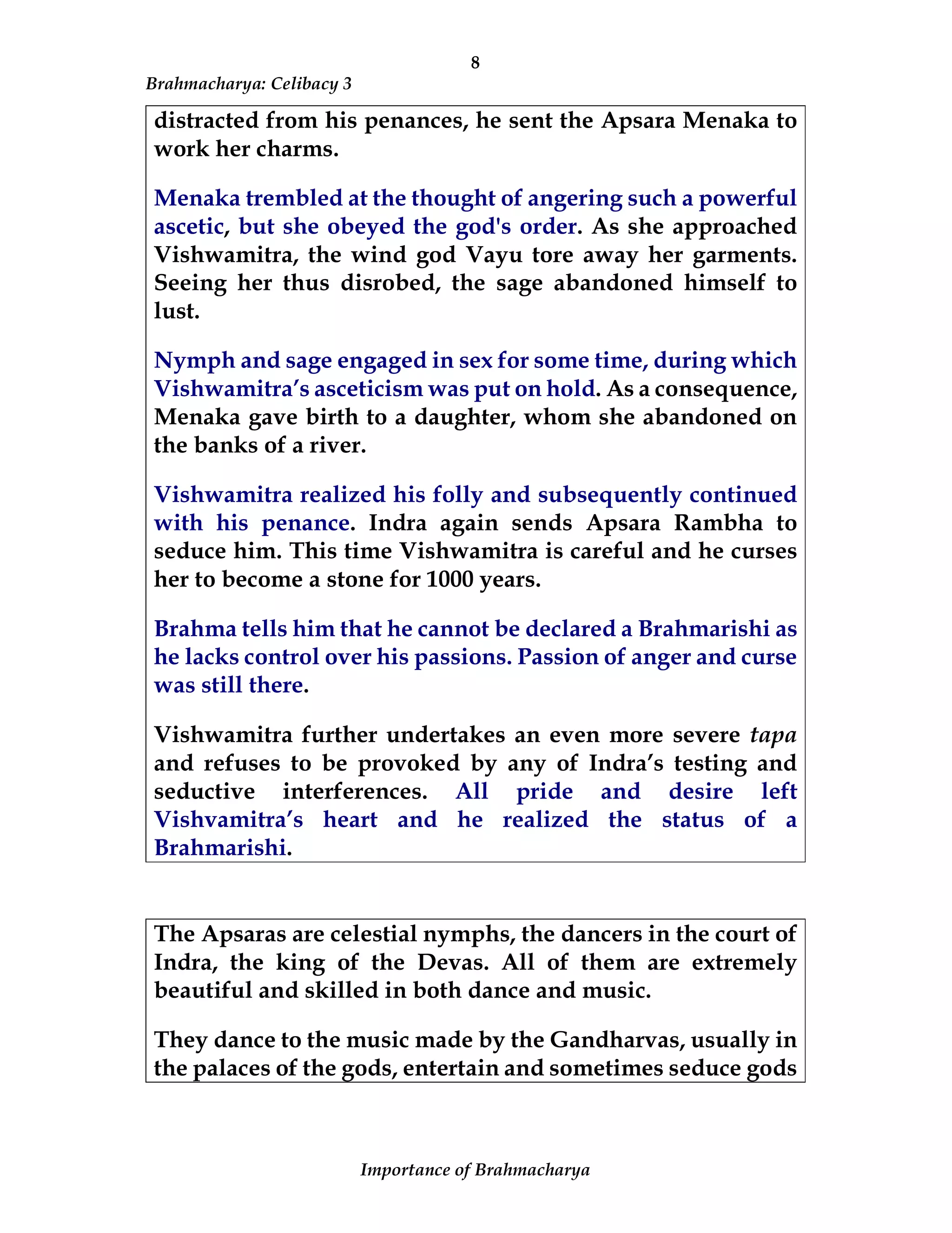 Celibacy 3 - Importance of Brahamacharya | PDF | Sexual Health ...