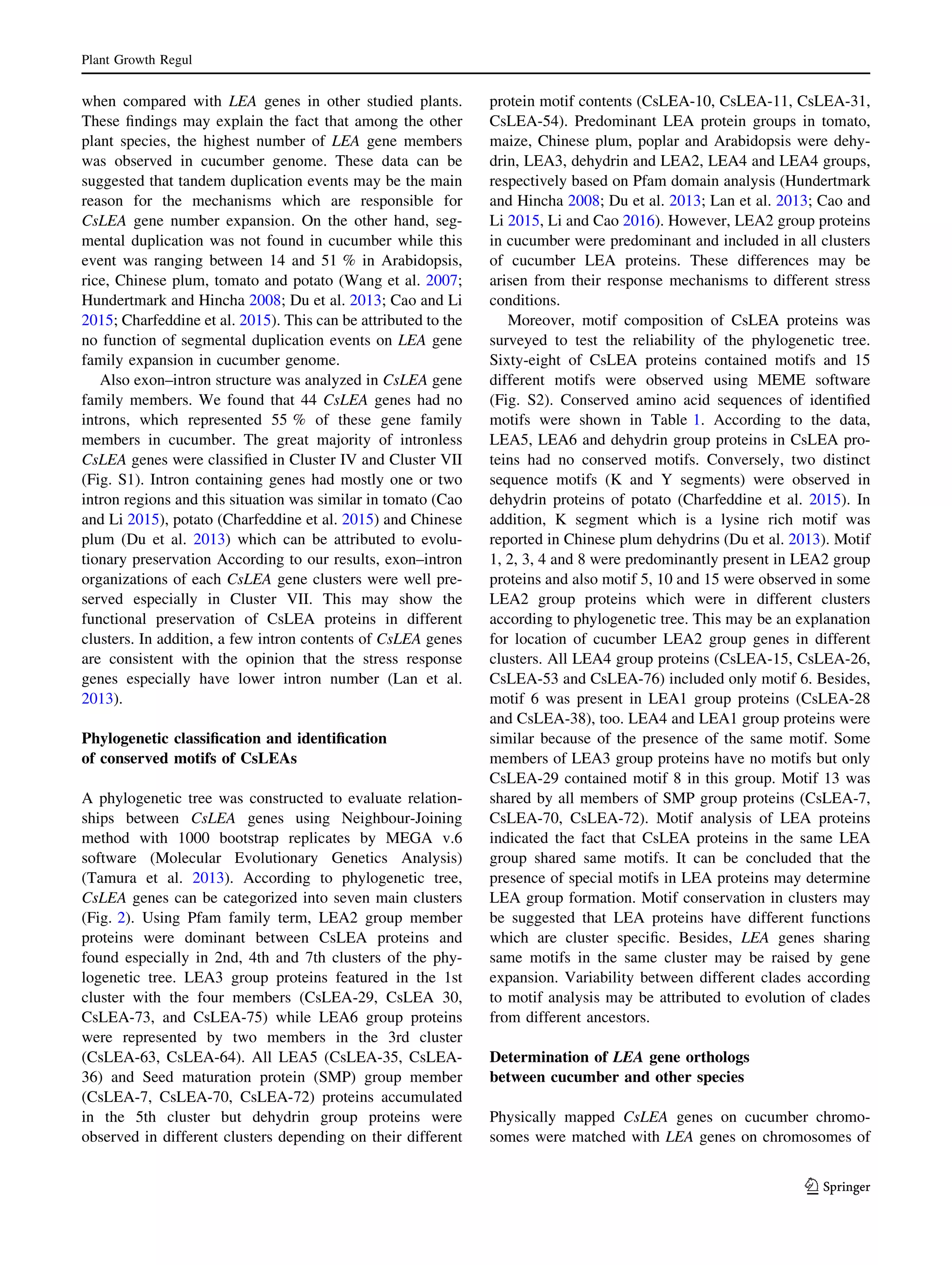 Identification and expression analysis of LEA gene family members in ...