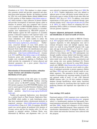 Identification and expression analysis of LEA gene family members in ...