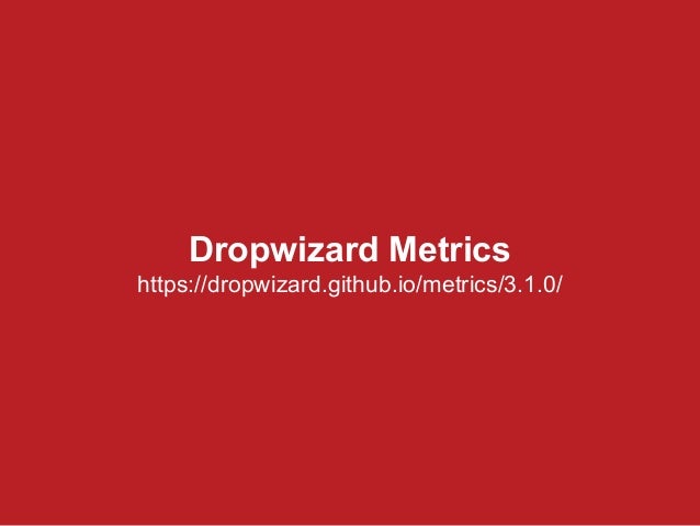 Java Application Monitoring With Dropwizard Metrics And Graphite