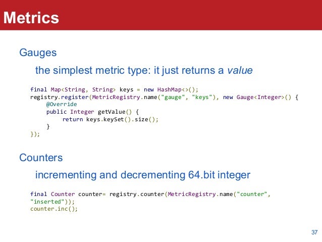 Java Application Monitoring With Dropwizard Metrics And Graphite
