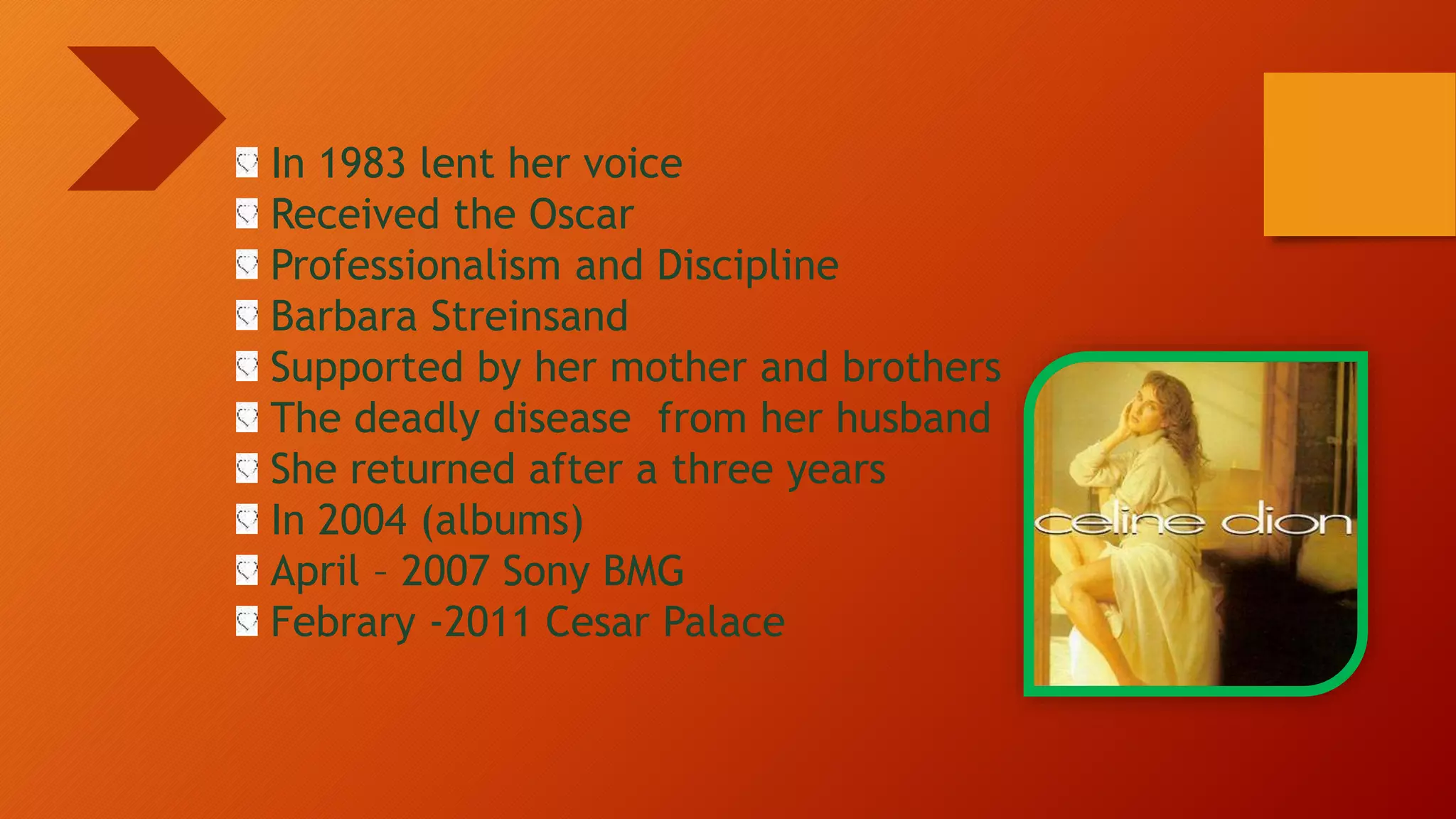 Celine dion | PPTX | Music | Entertainment