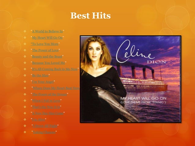 Celine dion: The canadian legend | PPTX