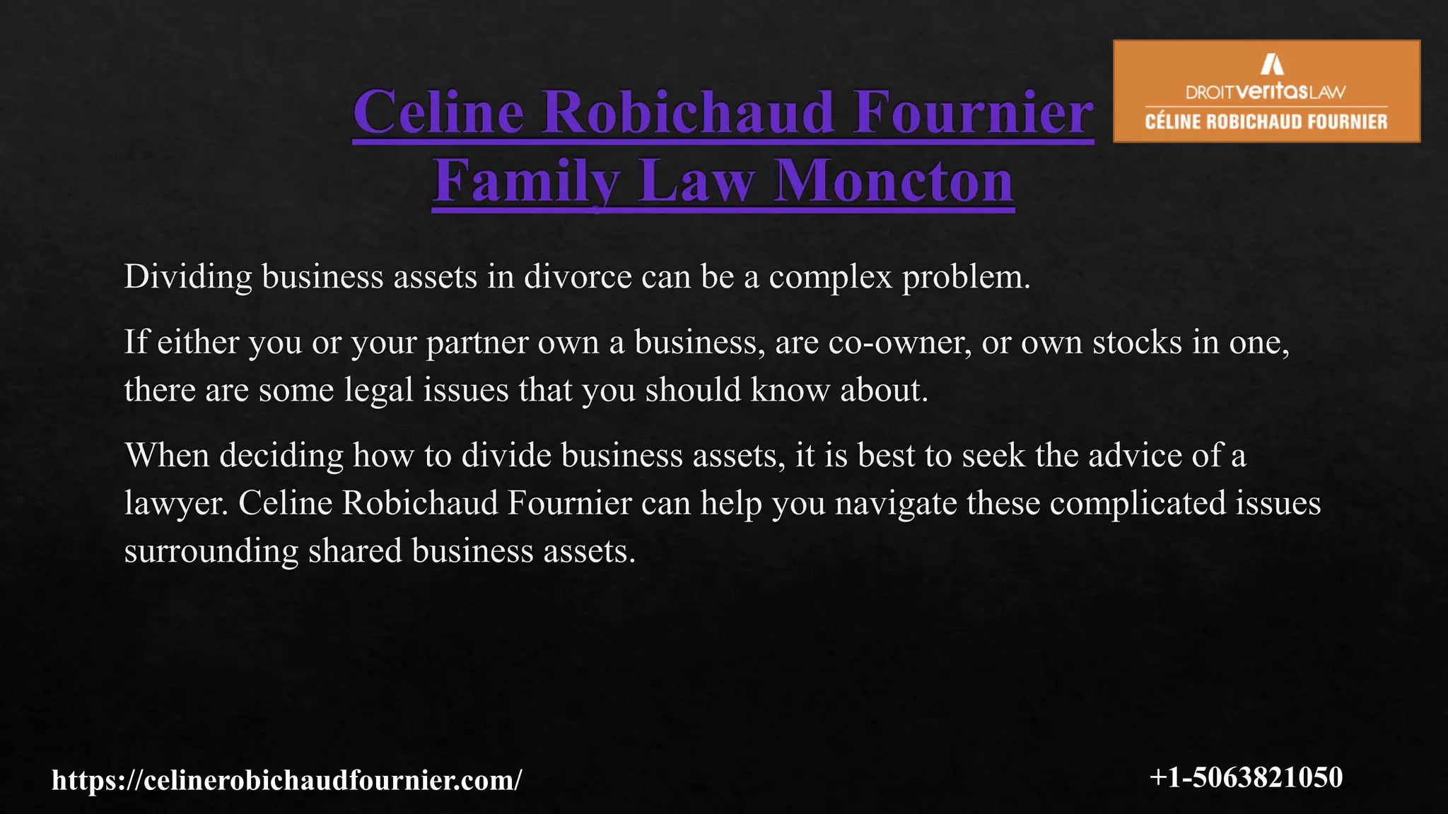 Celine robichaud fournier-Family lawyer | PPTX