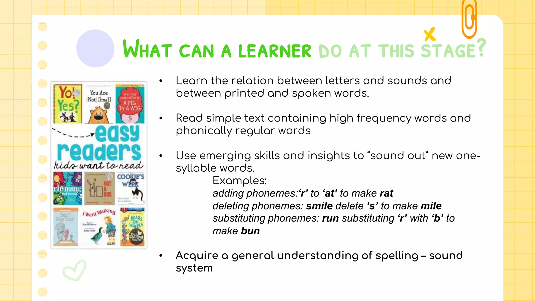 Stages of Beginning Reading | PPTX