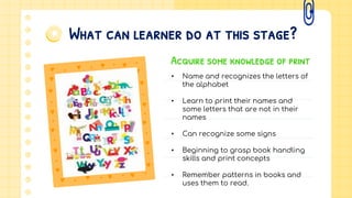 Stages of Beginning Reading | PPTX