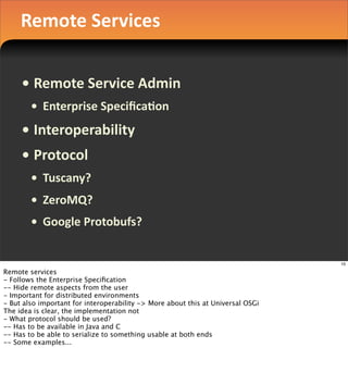 Celix universal OSGi | PDF