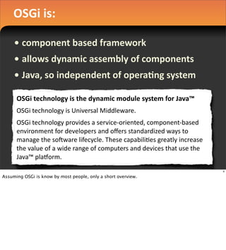 Celix universal OSGi | PDF