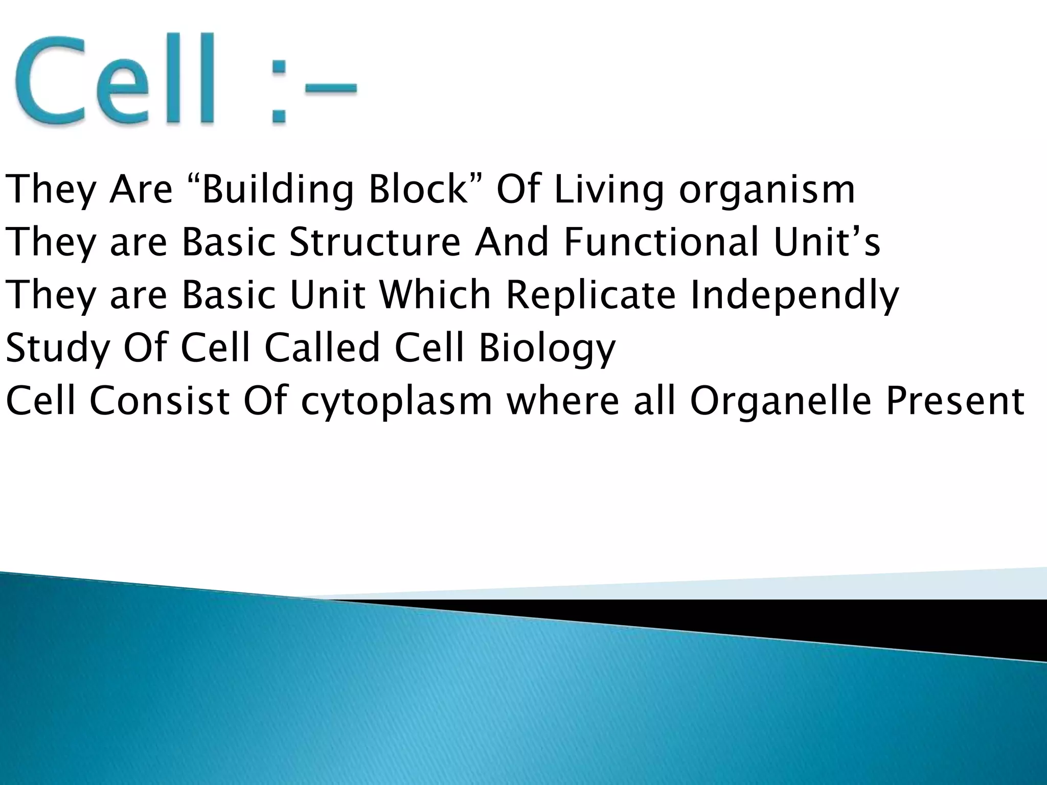 The Living Cell | PPT