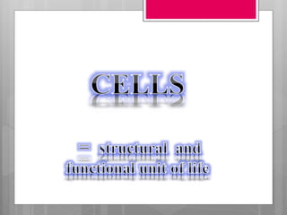 Cell structural and functional unit | PPTX | Biological Sciences | Science