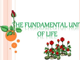 Cell: THE FUNDAMENTAL UNIT OF LIFE | PPTX