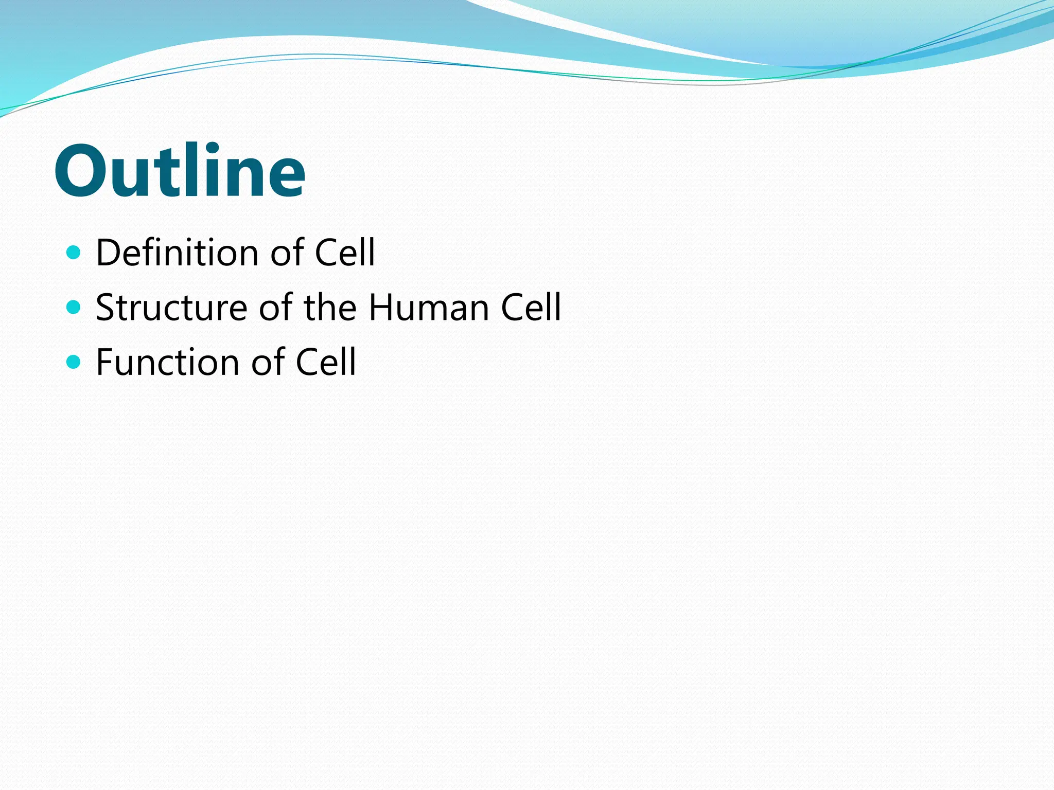 Cell. Human anatomy for med students .pptx