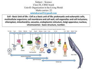 Cell - Basic Unit of life _1_IX_CBSE.pptx