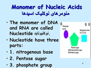 Structure of Nucleic acids | PPT | Chemistry | Science