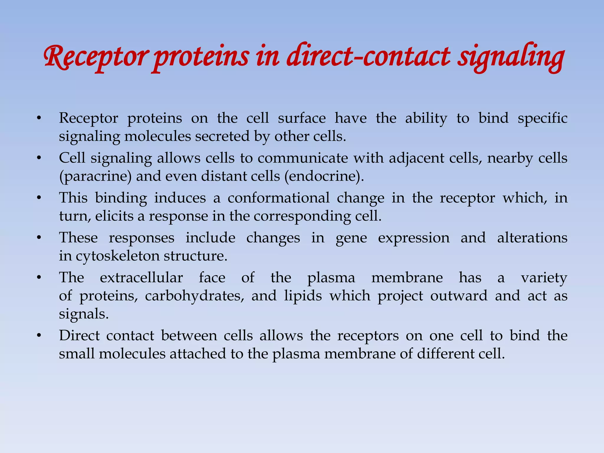 Cell cell interaction | PPTX