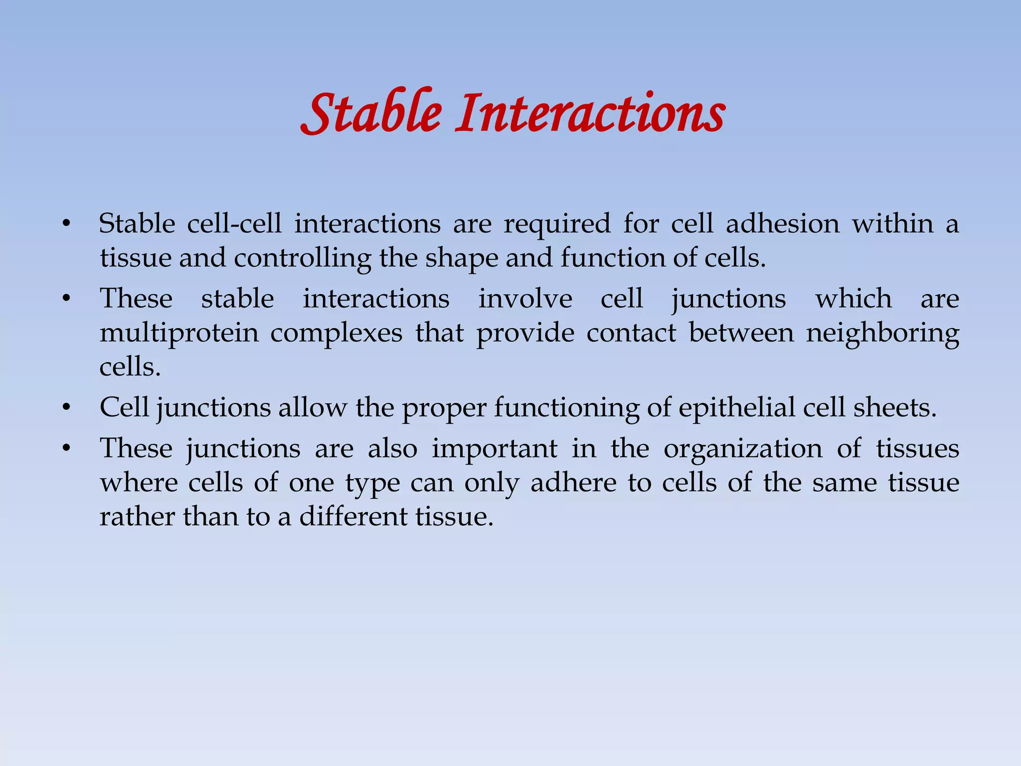 Cell cell interaction | PPTX