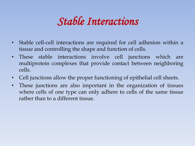 Cell cell interaction | PPTX | Biological Sciences | Science
