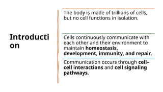 Cell-cell interactions and modes of cell signaling.pptx