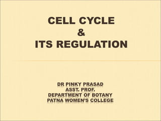 Cell-cycle-its-regulation.pdf | Biological Sciences | Science