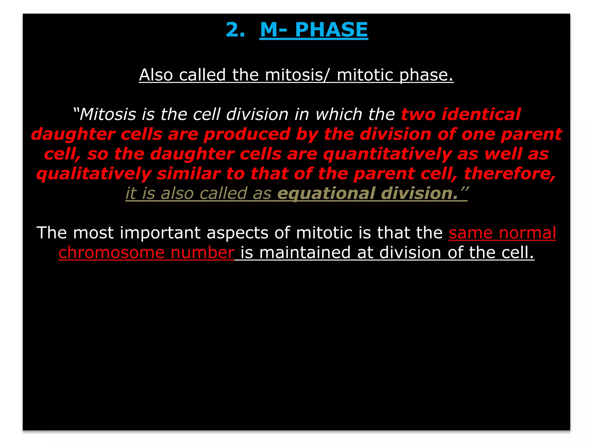 Cell cycle & division | PPTX