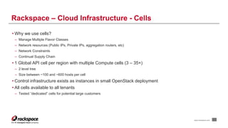 Multi-Cell OpenStack: How to Evolve Your Cloud to Scale - November, 2014 | PPT