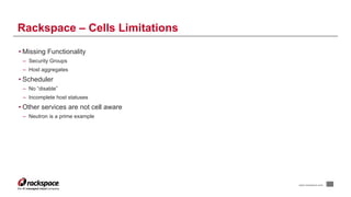 Multi-Cell OpenStack: How to Evolve Your Cloud to Scale - November ...