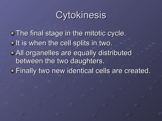 Cell Division And Reproduction | PPT