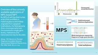 Cell free fetal dna testing for prenatal diagnosis | PPTX