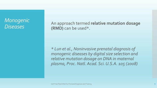 Cell free fetal dna testing for prenatal diagnosis | PPTX ...