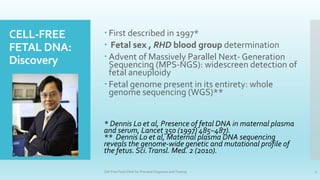 Cell free fetal dna testing for prenatal diagnosis | PPT