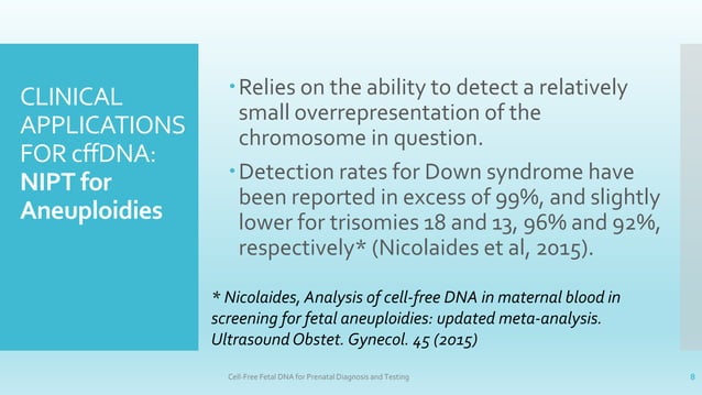 Cell free fetal dna testing for prenatal diagnosis | PPT