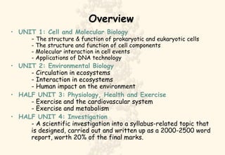 Cell & Molecular Biology | PPT