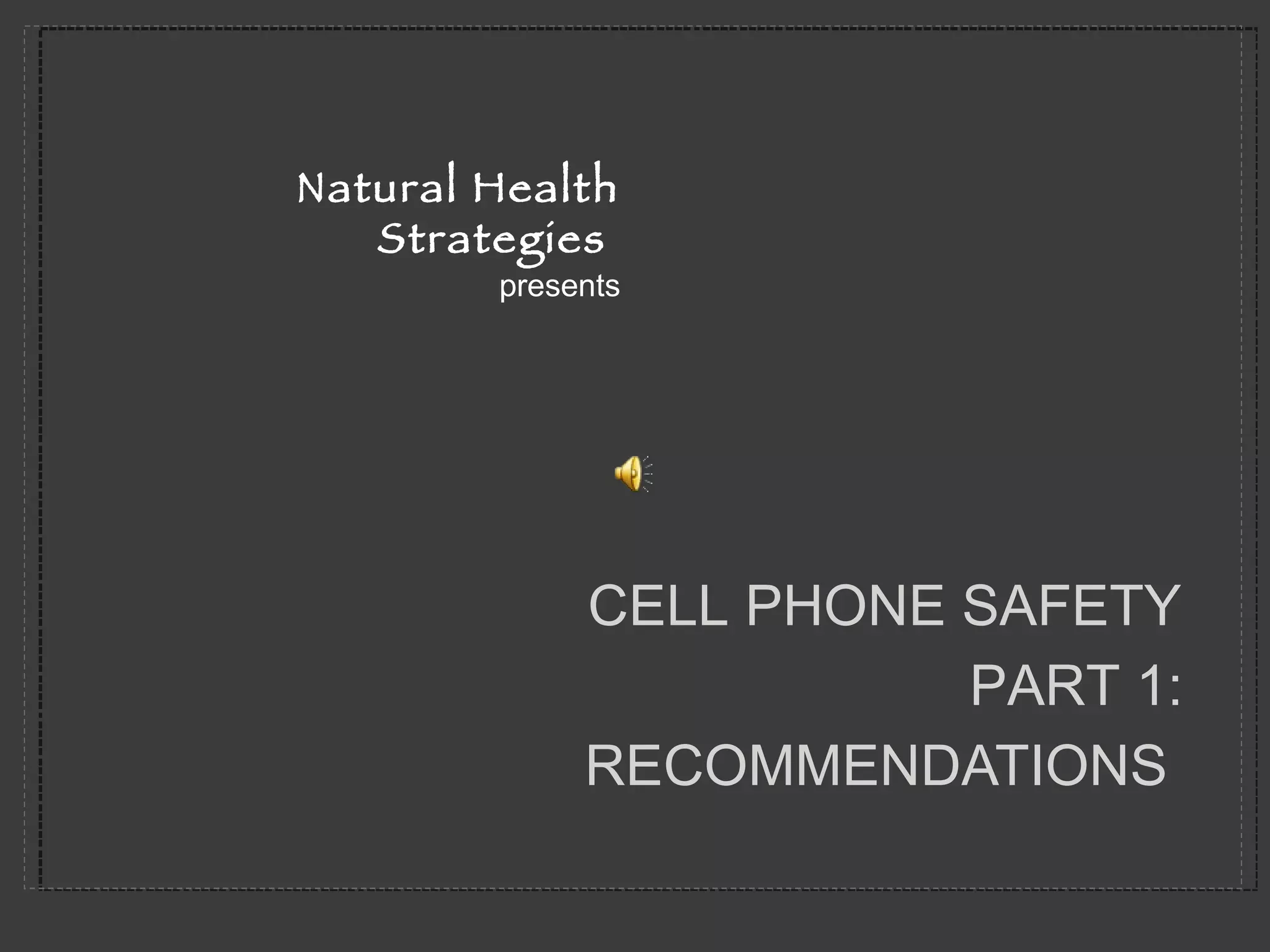 Cell Phone Safety | PPS