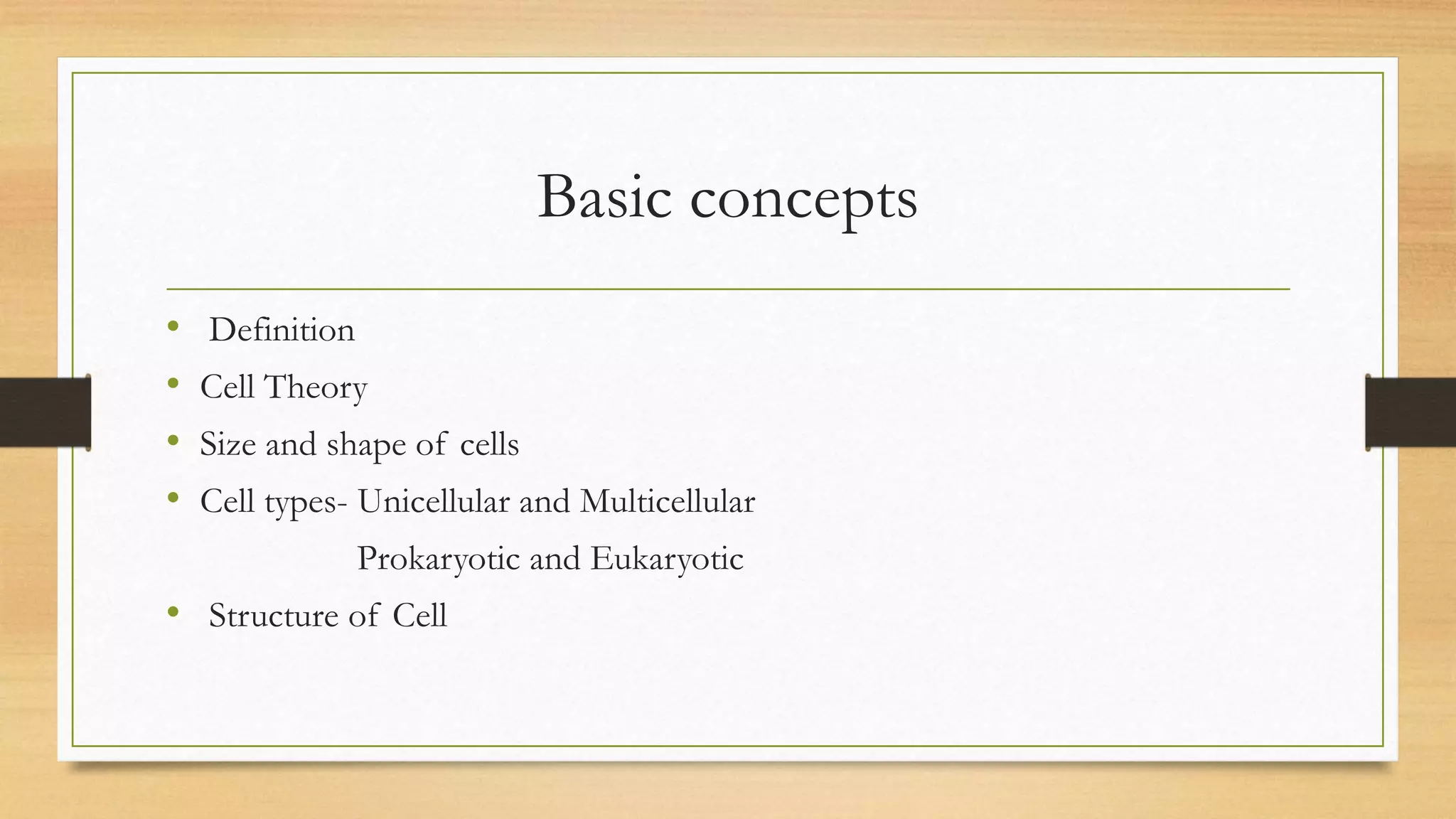 Cell the structrural and functional unit of life | PPTX