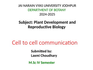 Cell-To-Cell Communication and signaling in plants.ppt