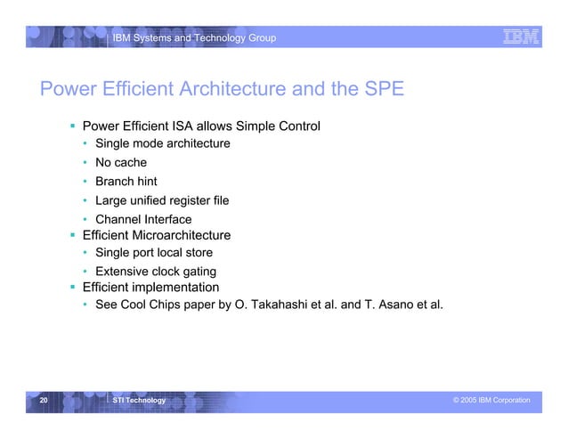 Hardware and Software Architectures for the CELL BROADBAND ENGINE ...