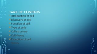 Cell ^0 cell theory (1).pptx for good eg | PPTX
