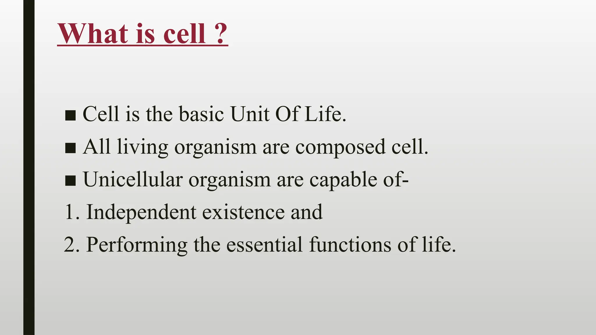 cell; the unit of life class 11 ppt file | PPTX