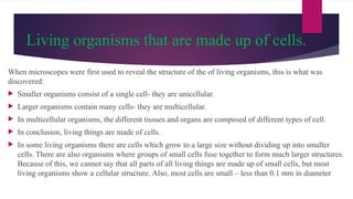 Cells as the building block of all lifes | PPTX