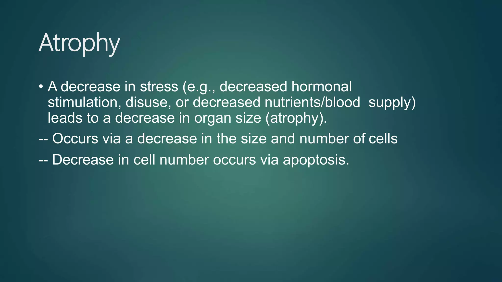 Cell adaptation & Cell injury and Cell death | PPTX