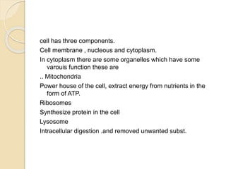 Cell adaptation.by drmunir hussain hmc pico | PPTX