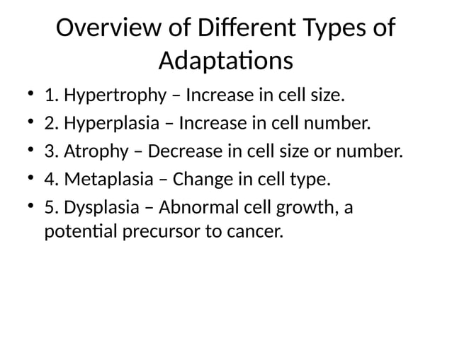 Cell_Adaptation_Presentation.pptx pathology for medical | PPTX