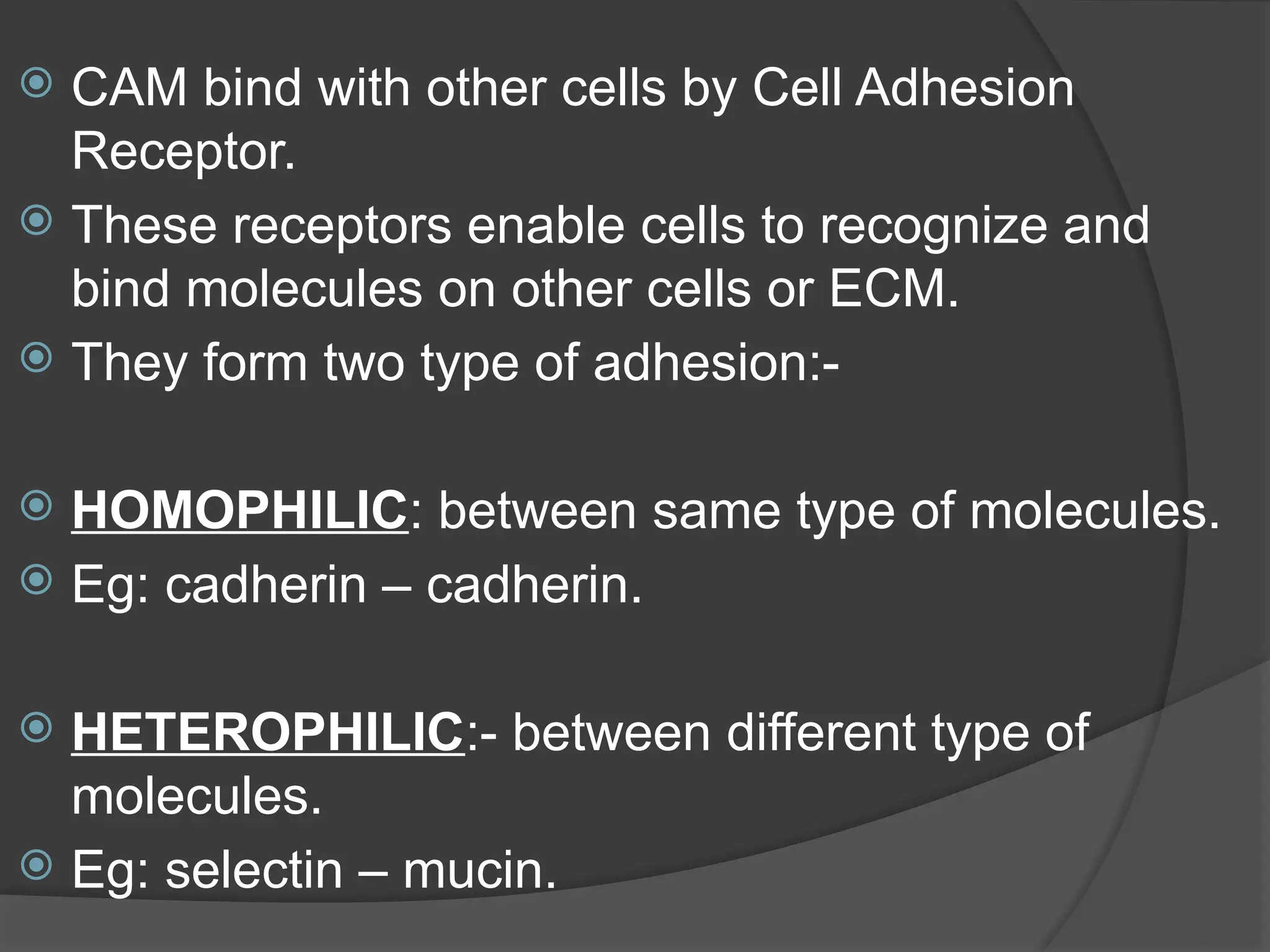 CELL ADHESION MOLECULES-1 .pptx