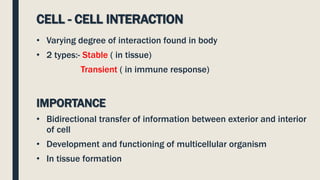 Cell adhesion molecules | PPTX