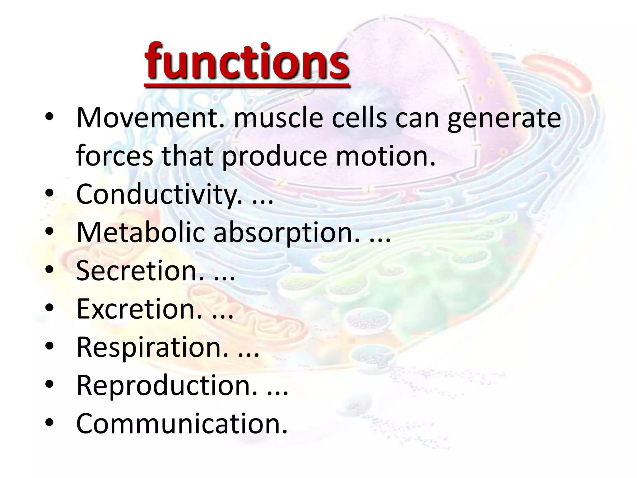 CELL ANATOMY AND PHYSIOLOGY SLIDESHARE | PPTX