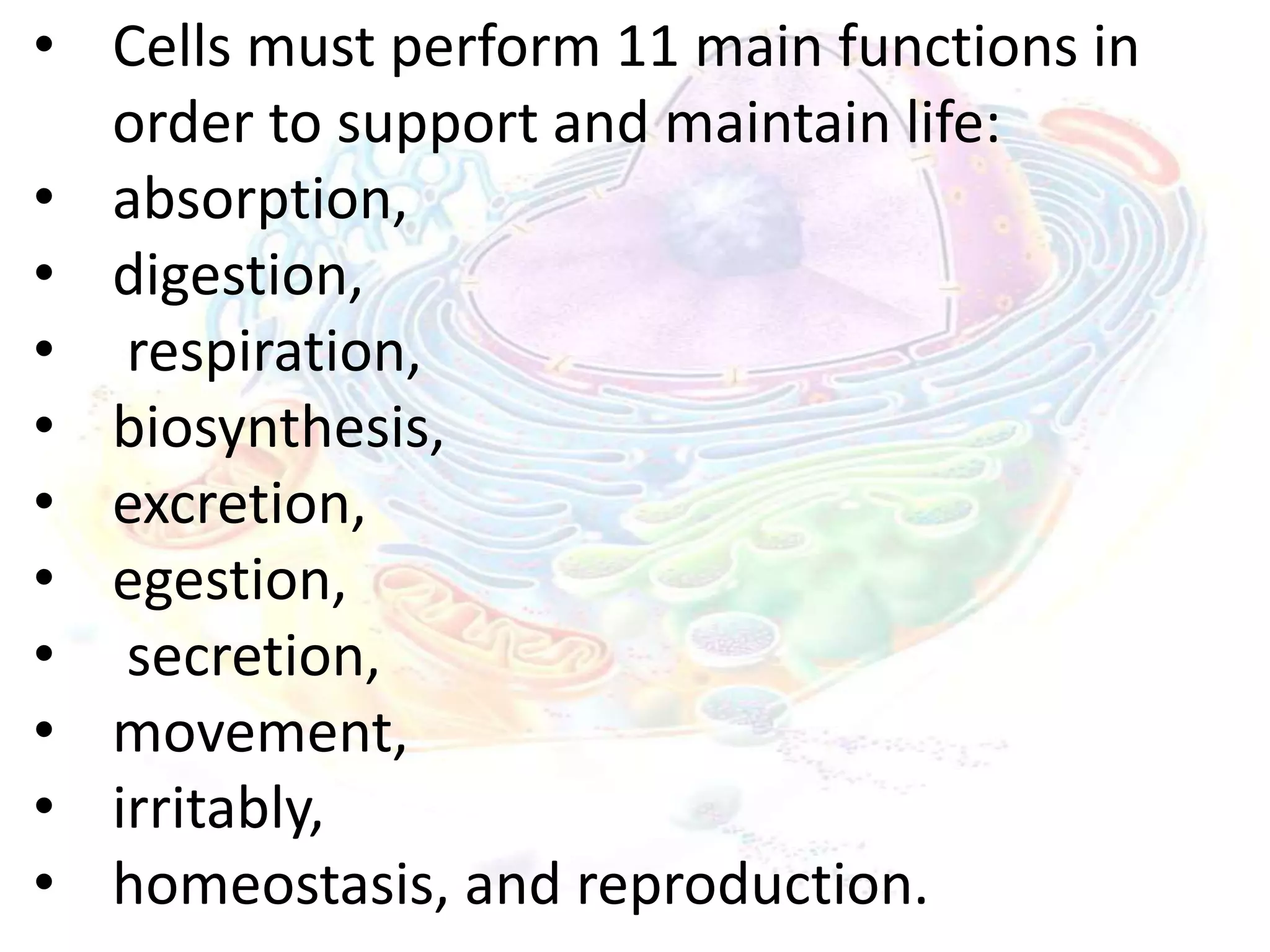 CELL ANATOMY AND PHYSIOLOGY SLIDESHARE | PPTX