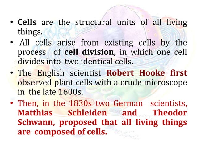 CELL ANATOMY AND PHYSIOLOGY SLIDESHARE | PPTX | Biological Sciences ...