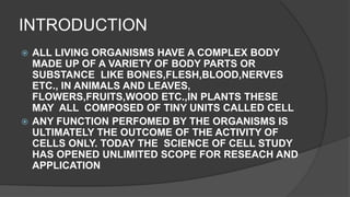 Cell and cell structure | PPTX