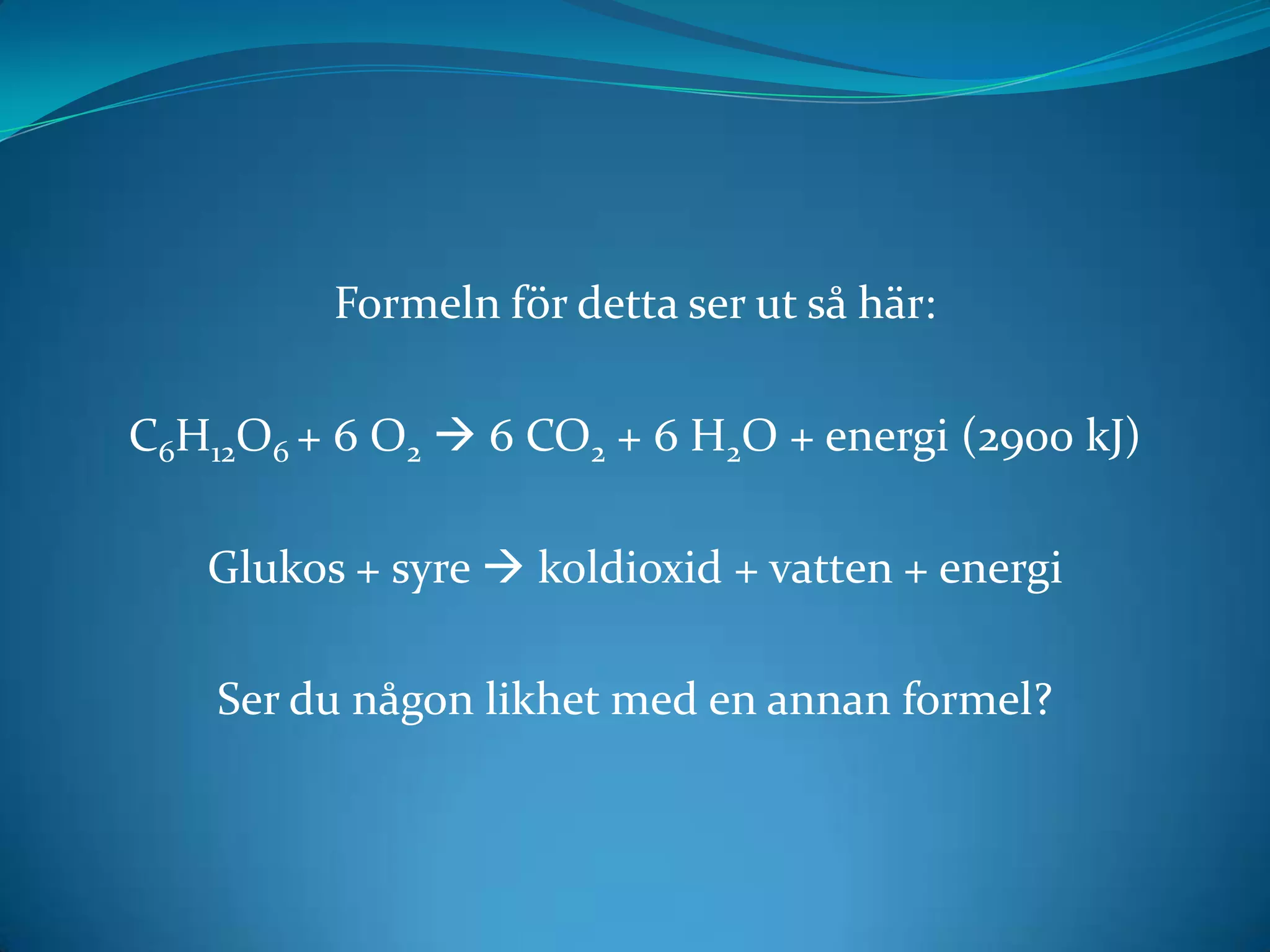 Cellandning förbränning | PPTX